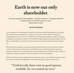 Patagonia Goes Purpose - Beyond Fifteen